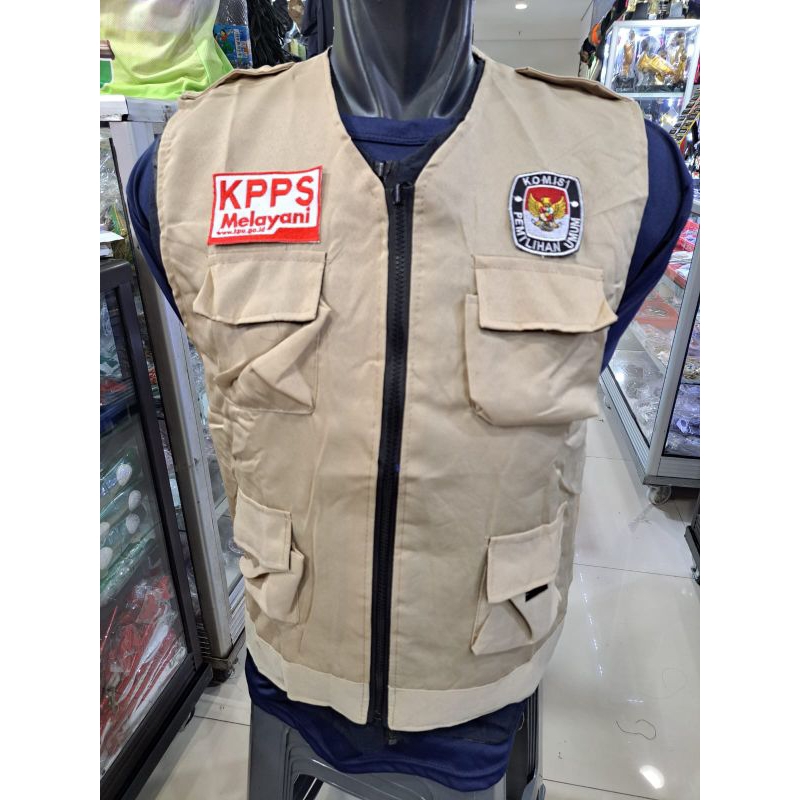 Jual rompi cream kpps oblong | Shopee Indonesia