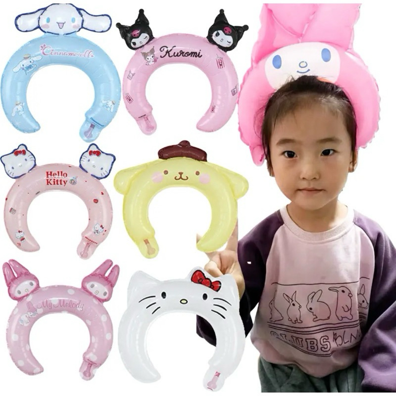 Jual Balon Bando Kuromi My Melody Cinnamoroll PomPomPurin Hello Kitty ...