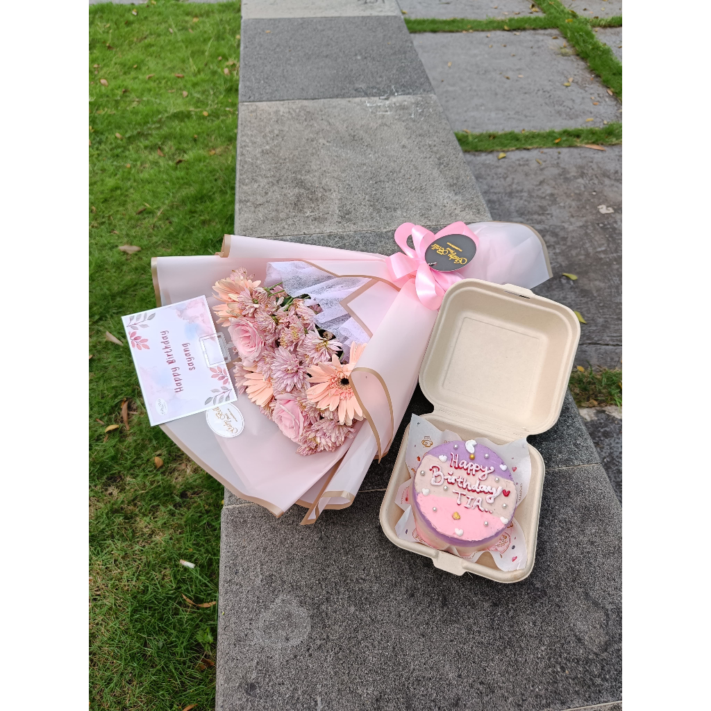 Jual buket dan cake murah buket brownies buket bunga paket bunga kue ...