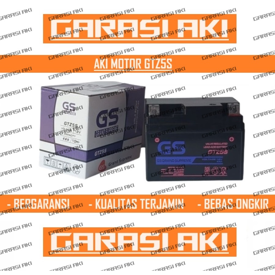 Jual Aki Motor Honda Beat Vario 110 Supra X 125 Scoopy Spacy Blade Revo New Mega Pro Verza GTZ5S ...