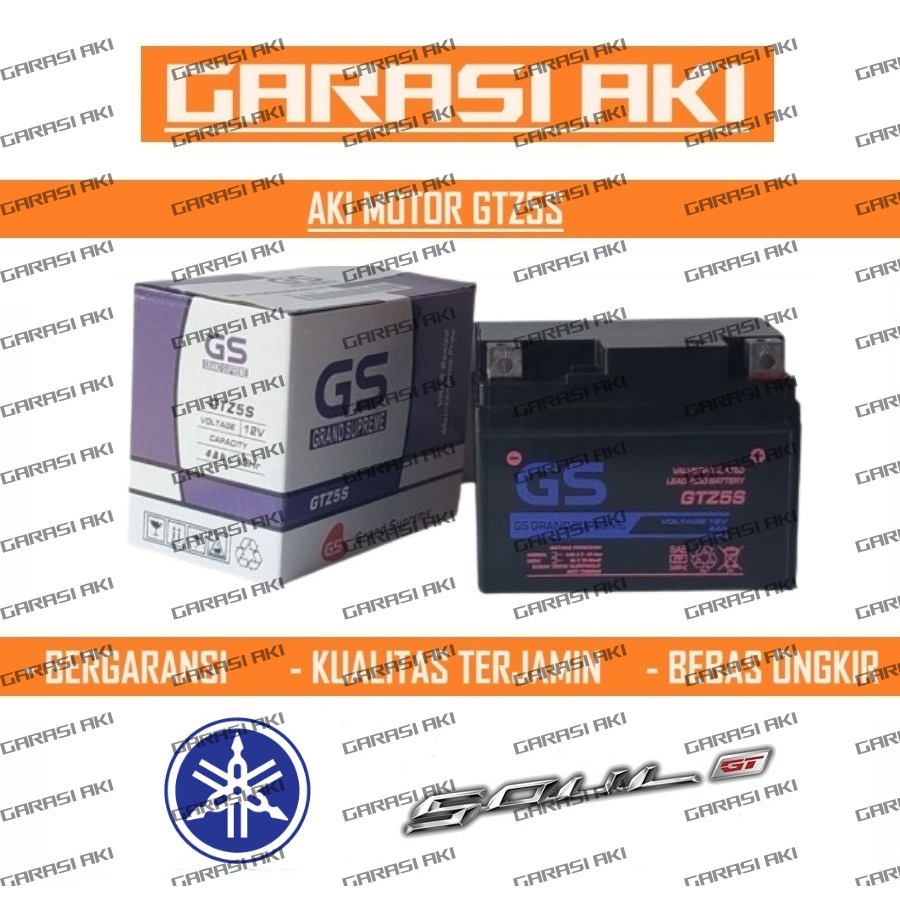 Jual Aki Motor Yamaha Mio Soul GT GTZ5S Accu Kering MF | Shopee Indonesia