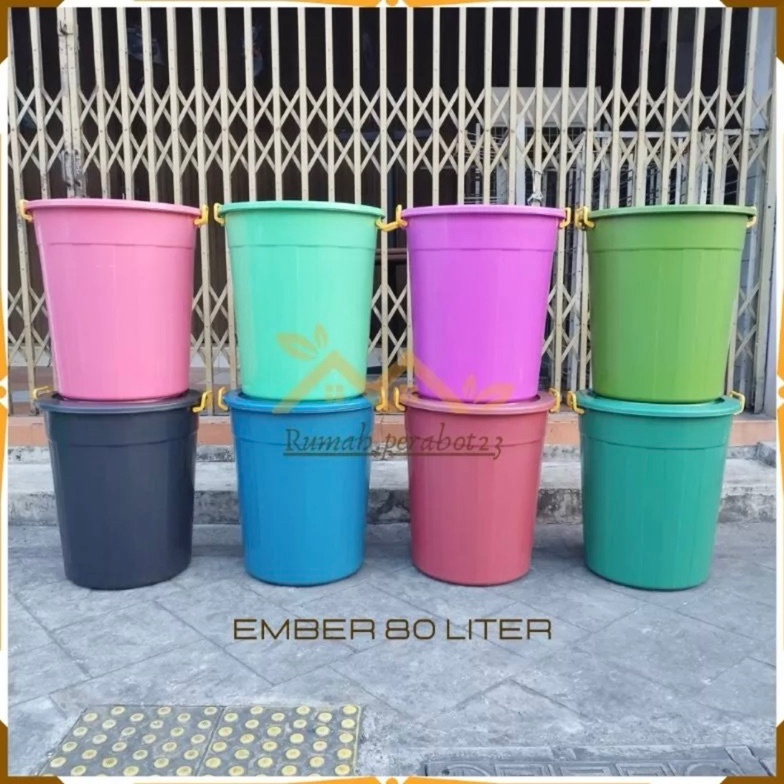 Jual el baru Ember Air Plastik Tutup 8 Liter Warna Ember Air Plastik ...