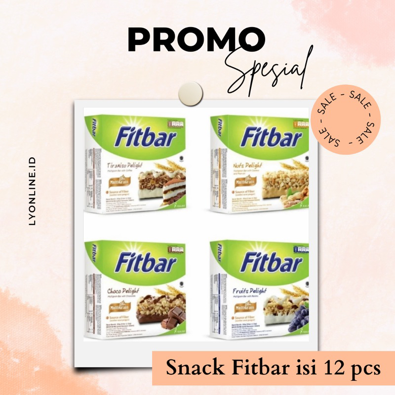 Jual Snack Fitbar isi 12 pcs | Shopee Indonesia