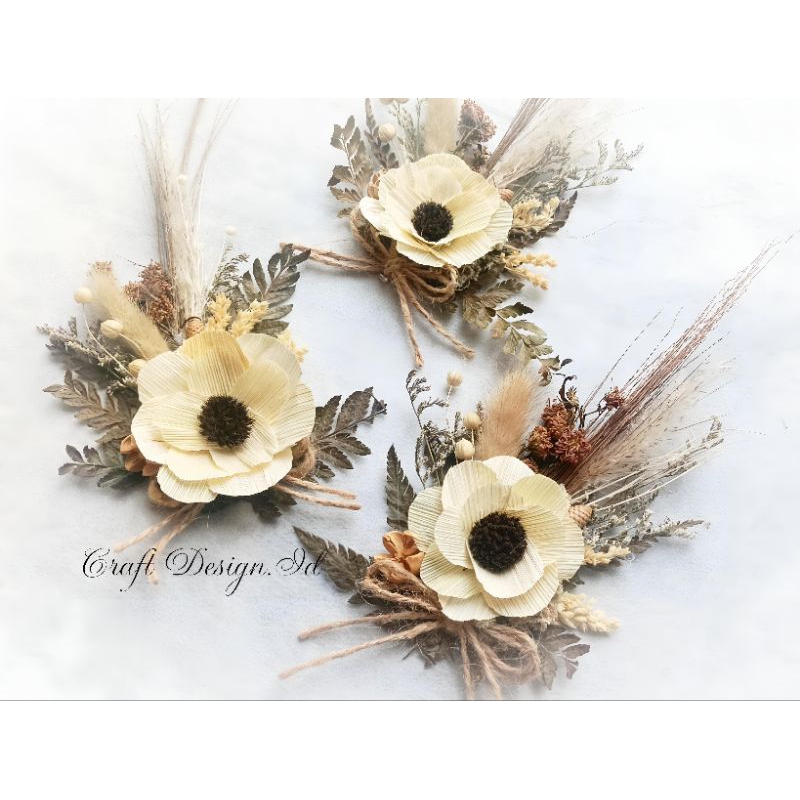 Jual Rangkaian Bunga Rustic Hampers 01 Dekorasi Pernikahan Kado Wisuda ...