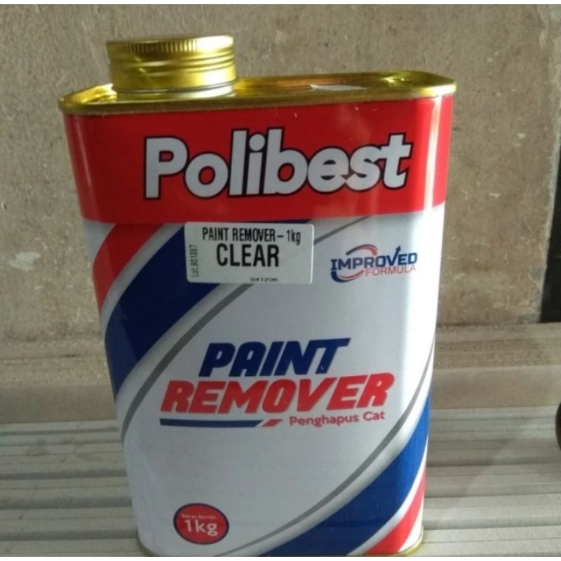 Jual Polibest paint remover 1 liter. pengupas Cat besi kayu | Shopee ...