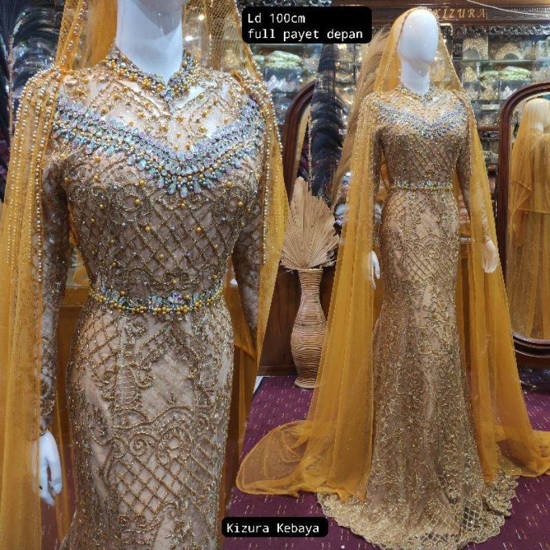 Jual Dress Simple Mewah Wedding Dress Payet | Shopee Indonesia