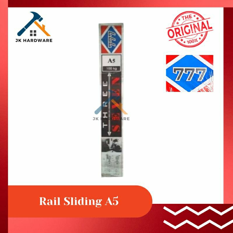 Jual Rel Pintu Geser Sliding A5 J5 Merk 777 Three Seven | Shopee Indonesia