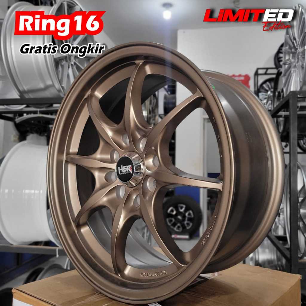 Jual Velg mobil ring 16 HSR SADAU velg mobil racing r16 Agya,ayla,ignis,brio,calya,sigra,jazz ...