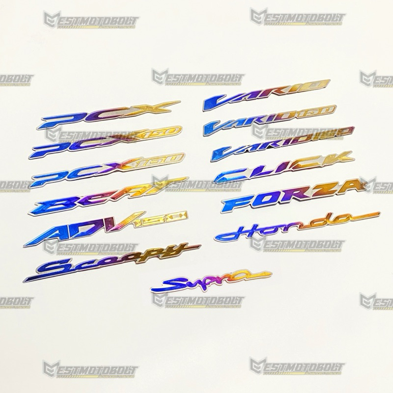 Jual EMBLEM HONDA PRESTIGE WING HONDA SUPRA BEAT SCOOPY GENIO VARIO ...