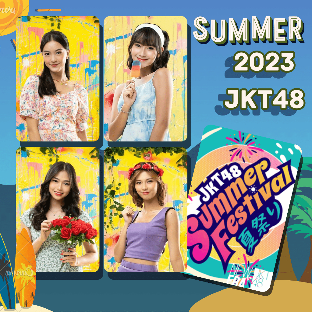Jual PHOTOCARD IDOL JKT48 | VER. SUMMER FESTIVAL 2023 | GLOSSY DOUBLE ...