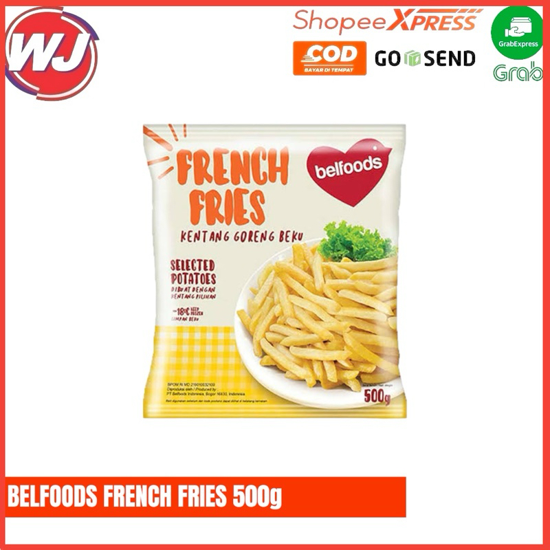Jual BELFOODS FRENCH FRIES 500g | Shopee Indonesia