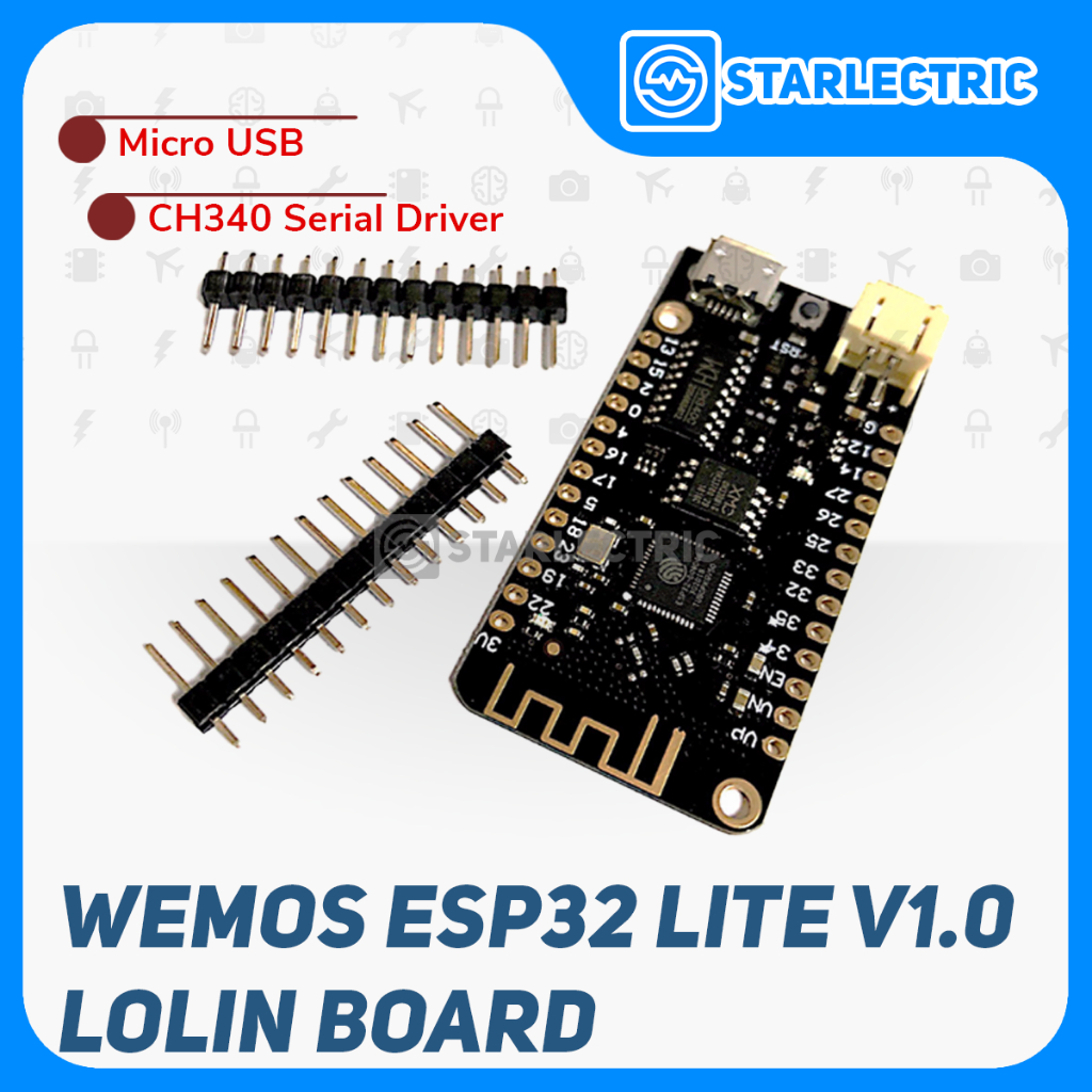 Jual ESP32 Lite Lolin ESP 32 Micro USB Mikrokontroller Development Board | Shopee Indonesia