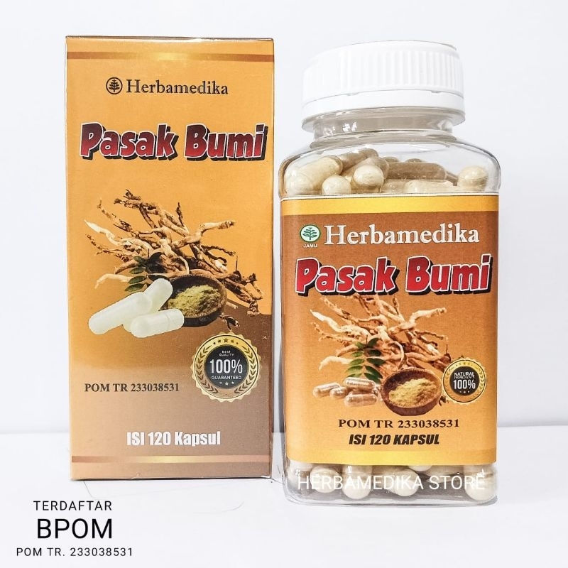 Jual Ekstrak PASAK BUMI Herbamedika isi 120 kapsul BPOM | Shopee Indonesia