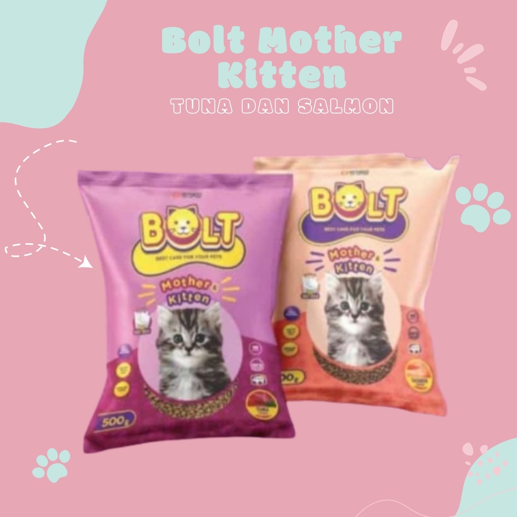 Jual BOLT Mother & Kitten FRESHPACK 500gr Rasa Tuna & Salmon - Makanan ...