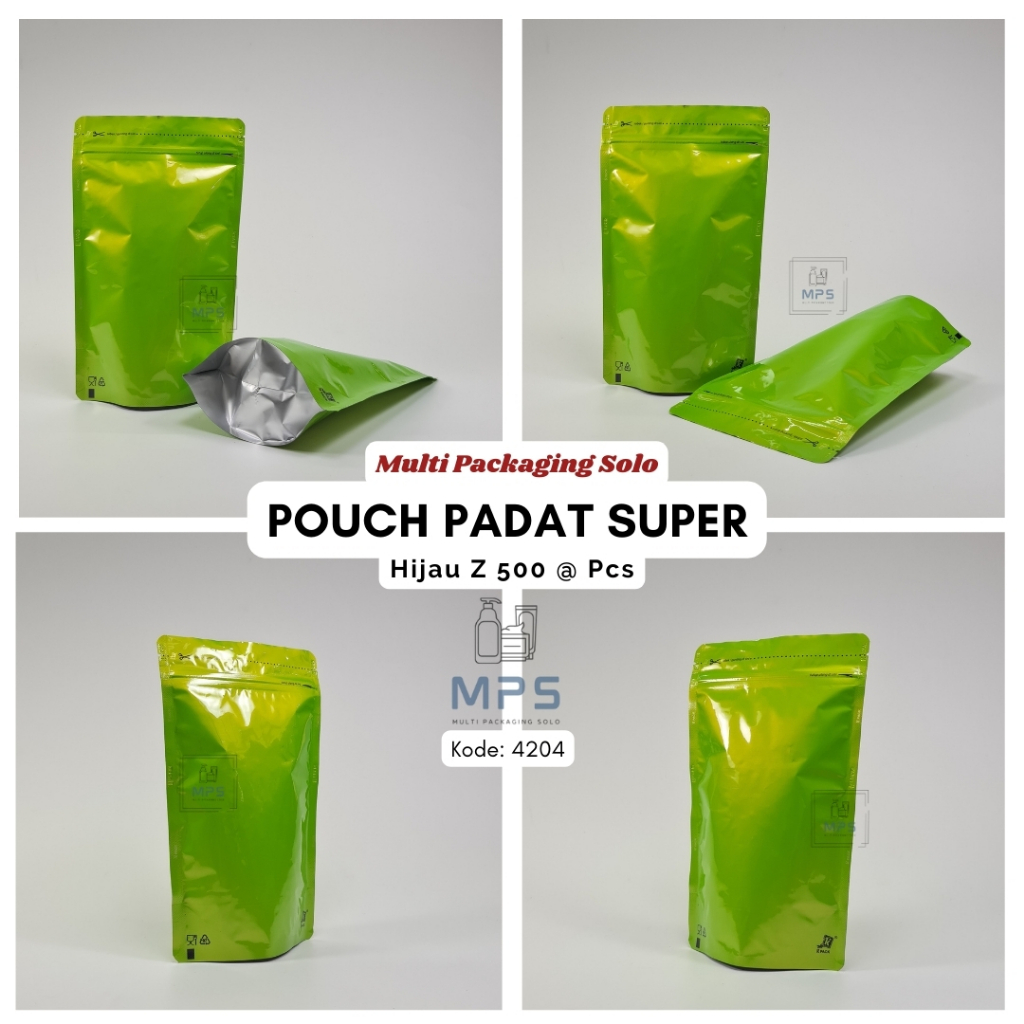 Jual Pouch Padat Super Hijau Z 500 @ Pcs / Standing Pouch / Plastik ...