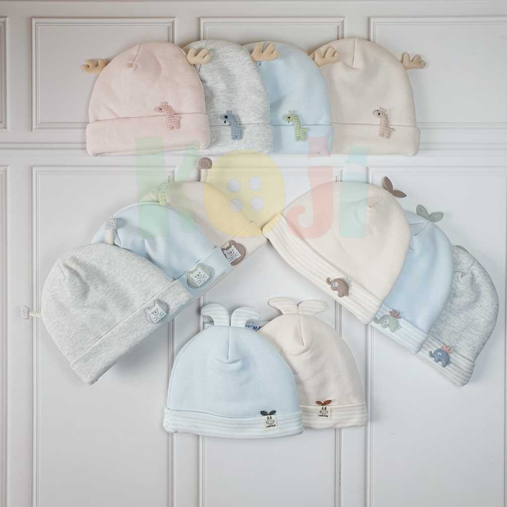 Jual Newborn Hat Cotton 2 Layer (Topi Newborn Katun 2 lapis) | Shopee ...