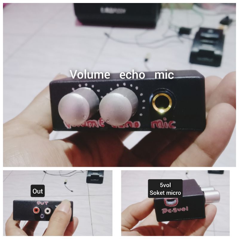 Jual reciever bluetot 5vol+mic echo tinggal sambungkan out ke input ...
