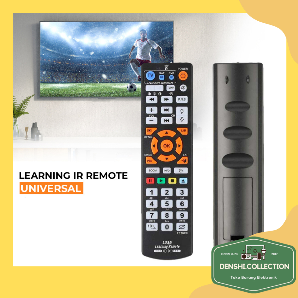 Jual Remot TV (Remot Cloning)/Remot DVD/Universal Learning IR Remote ...