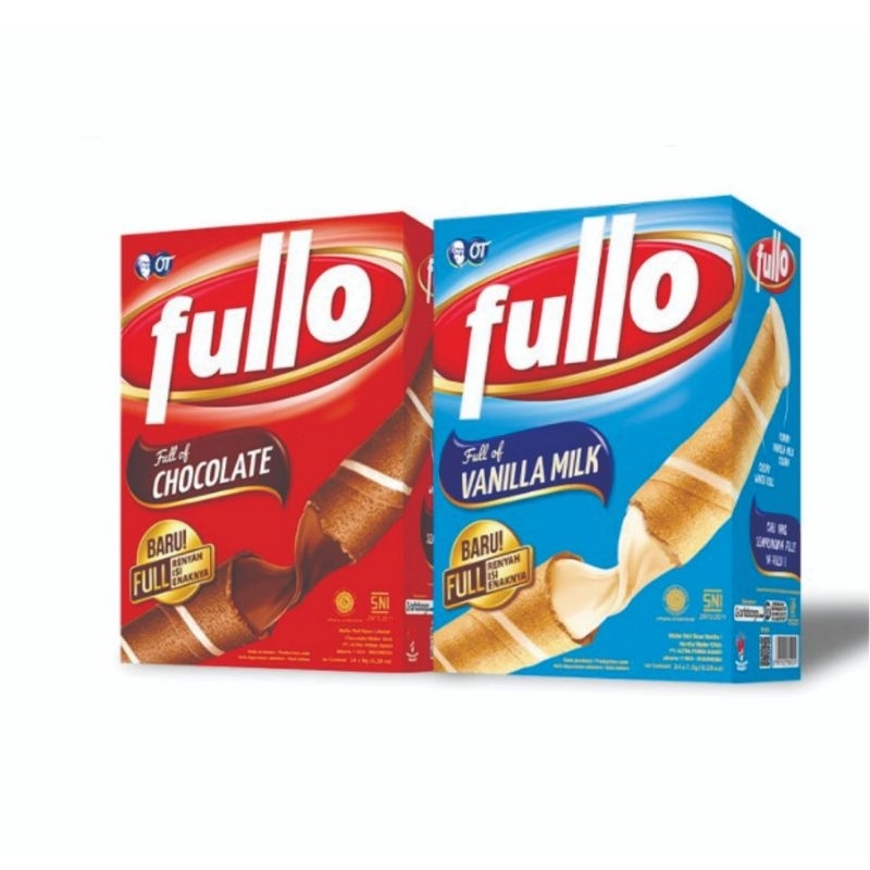 Jual FULLO | SNACK FULLO CHOCOLATE | FULLO WAFFER COKLAT | Shopee Indonesia