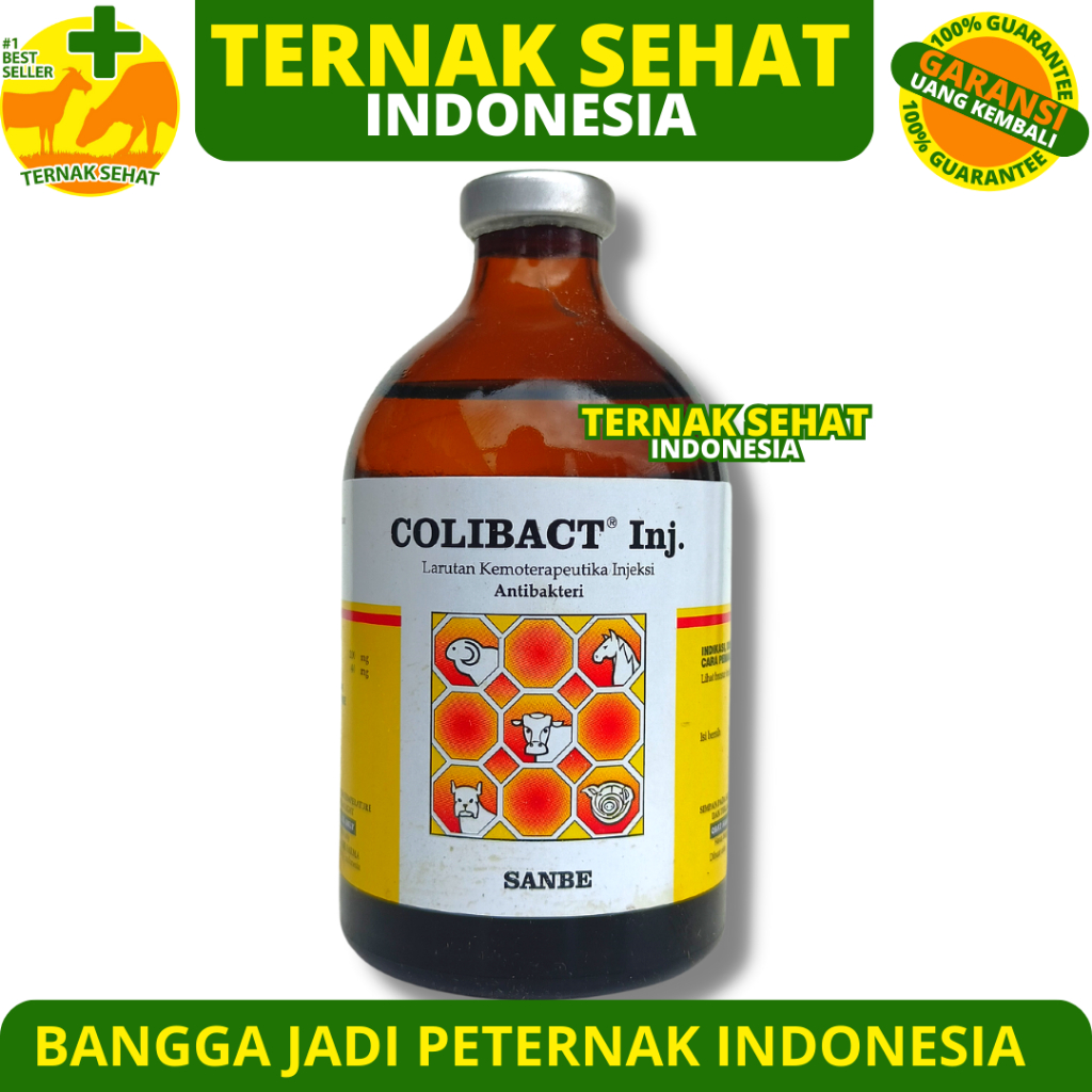 Jual COLIBACT INJ 100ML SANBE - Obat Mencret Sapi - Obat Diare Sapi ...