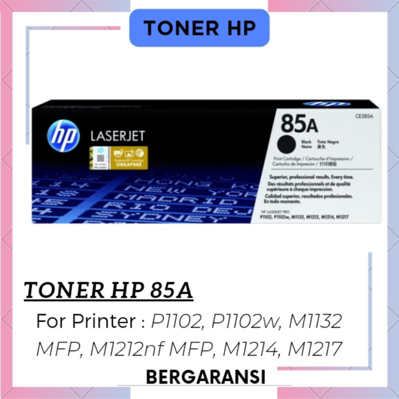 Jual Toner HP 85A Original Black (CE285A) | Shopee Indonesia