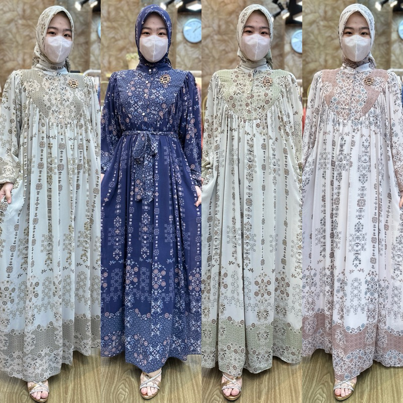 Jual RALINE SET HIJA |SET HIJAB KEKINIAN|GAMIS HIJAB PREMIUM|GAMIS GIES ...