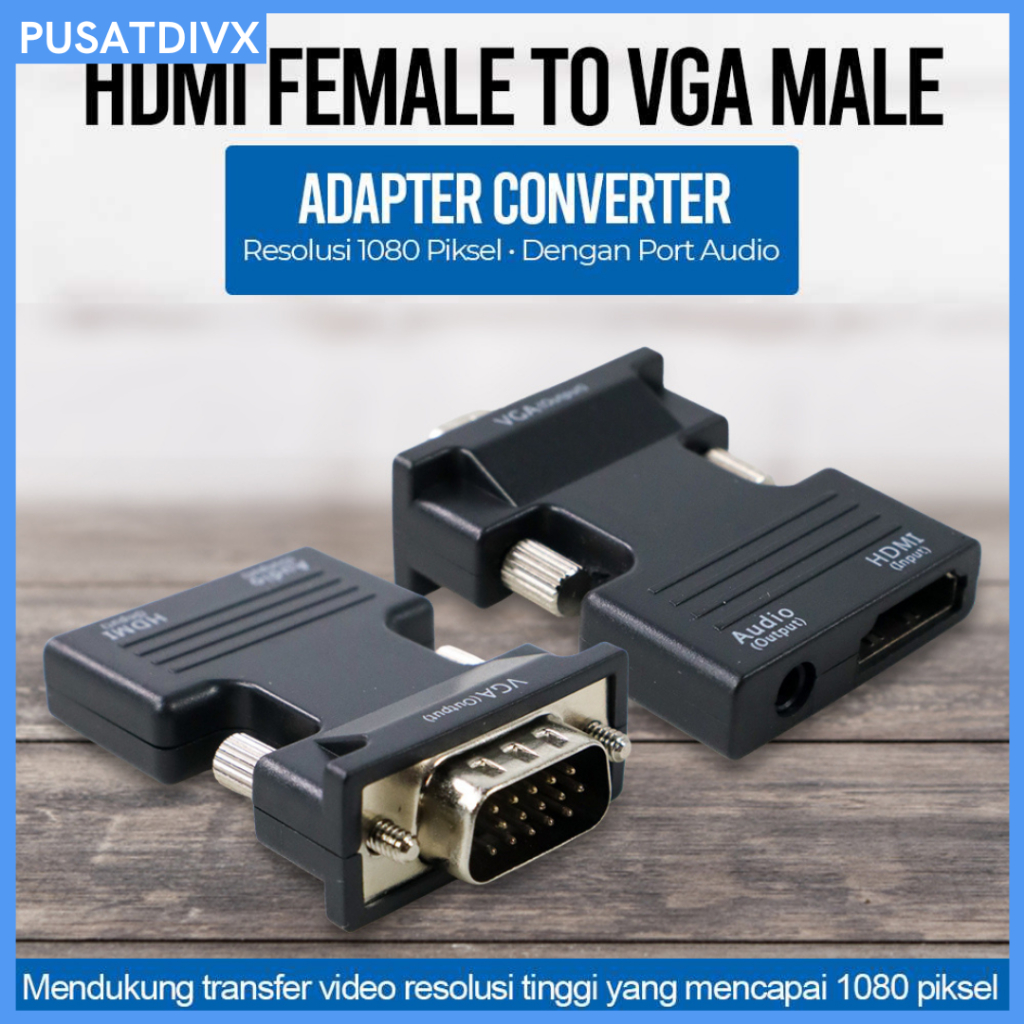 Jual VGA To HDMI Terlengkap & Harga Terbaru April 2026 | Shopee Indonesia