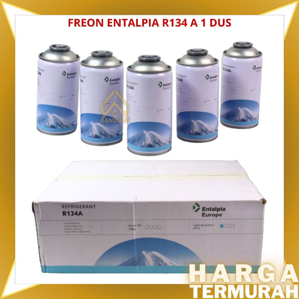 Jual FREON ENTALPIA R134 A KALENG REFRIGANT | PREON R 134 KEMASAN ...