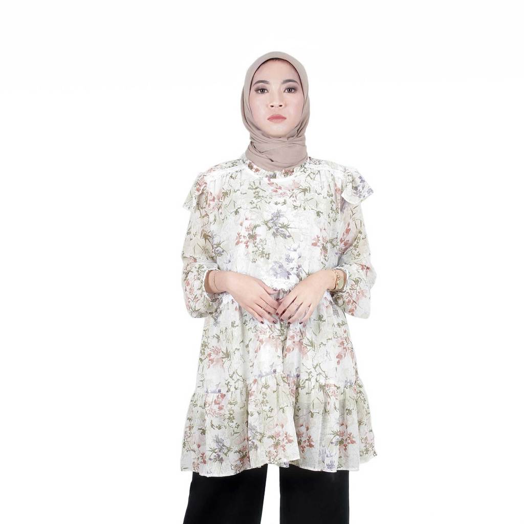 Jual IDAMAN 2311 TUNIK ANIMO I01 OL WH | Shopee Indonesia