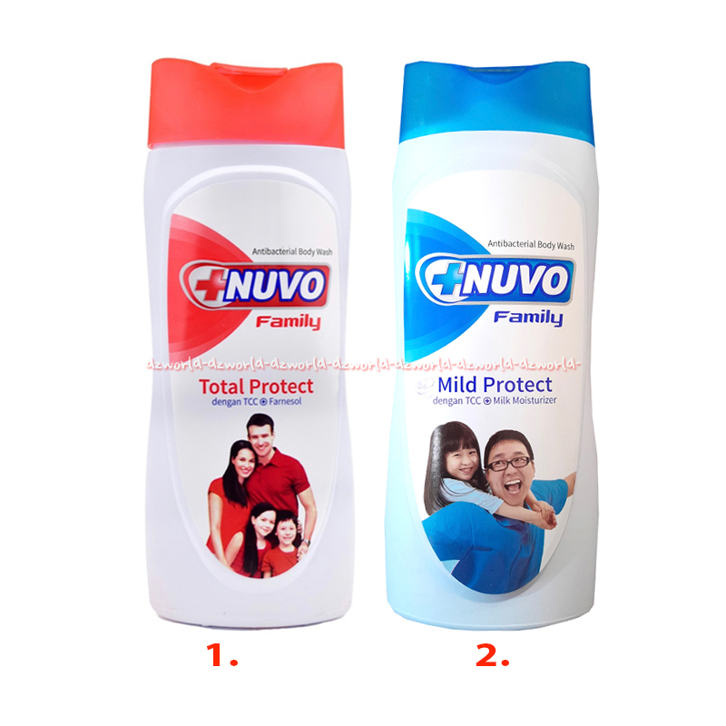 Jual Nuvo Family 250ml Total Protect Mild Protect Nufo Sabun Mandi Cair ...