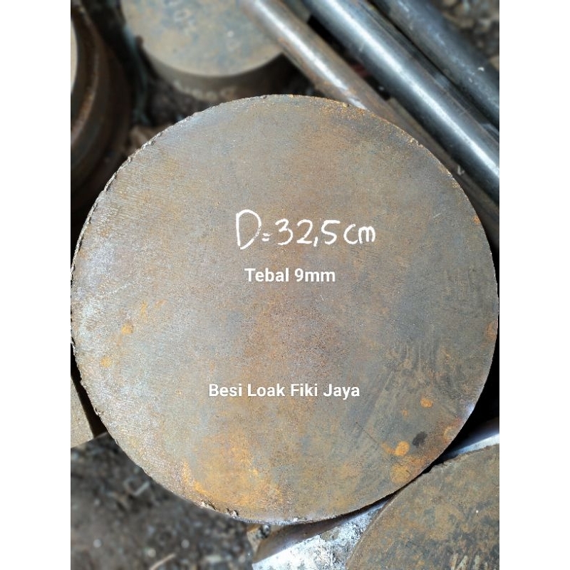 Jual Besi Plat Bulat Diameter 32,5cm Tebal 9mm | Shopee Indonesia