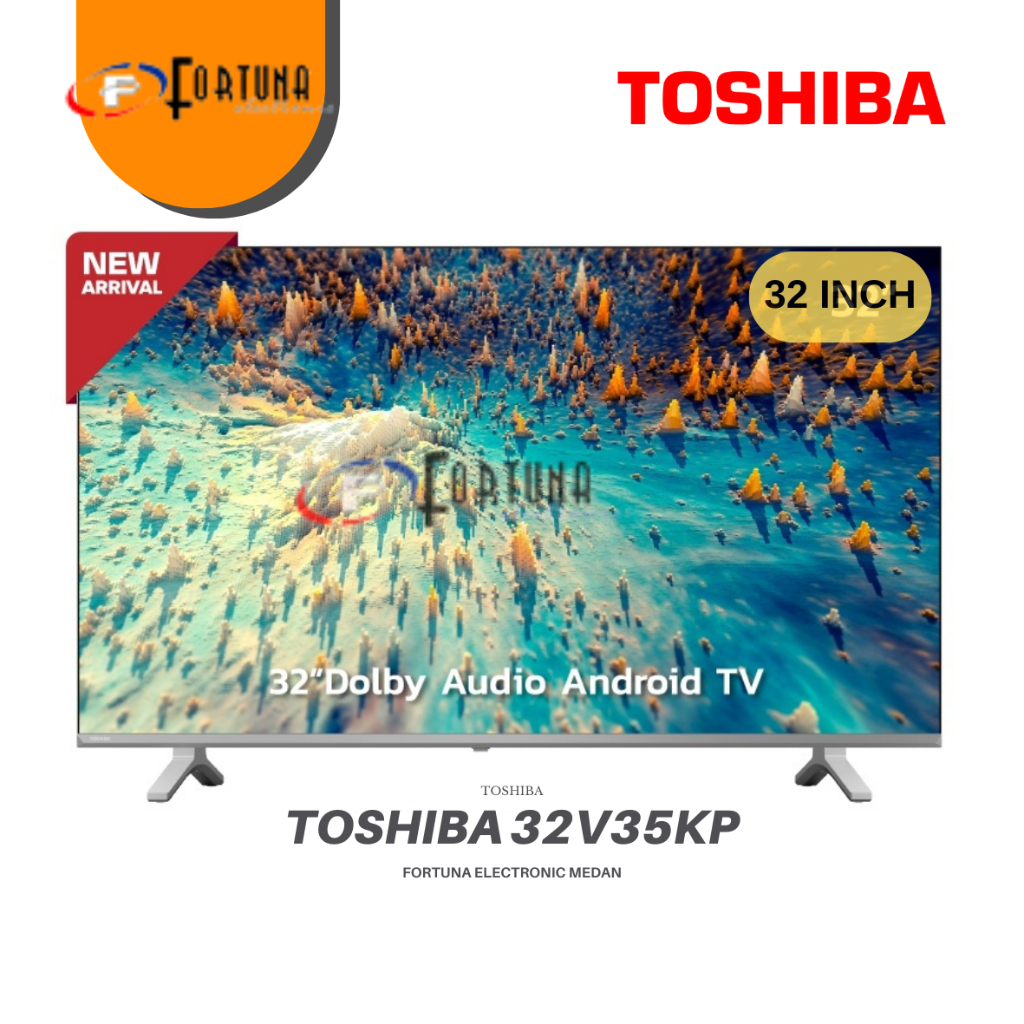 Jual TOSHIBA 32V35KP LED TV HD SMART ANDROID 32 INCH FREE BRECKET ...