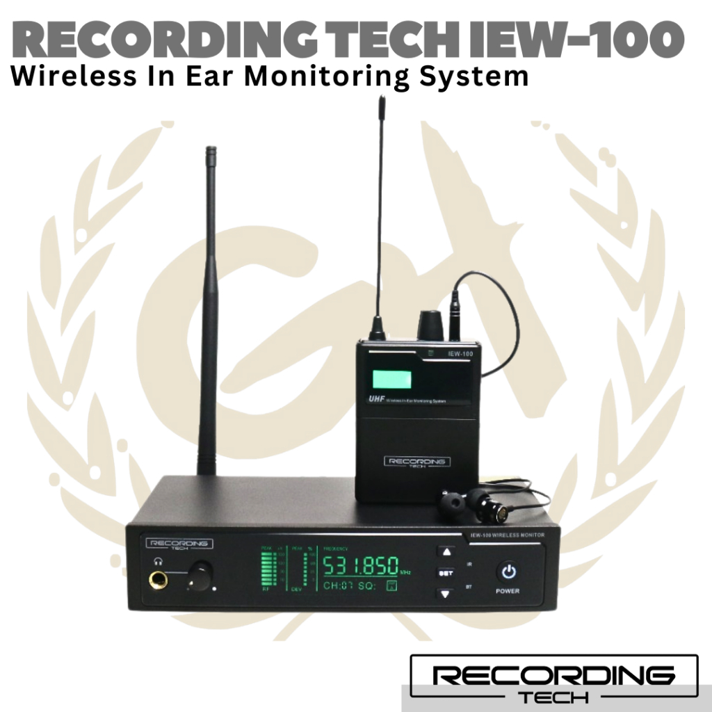 Jual RECORDING TECH IEW-100 Wireless In Ear Monitoring System | IEM IEW ...