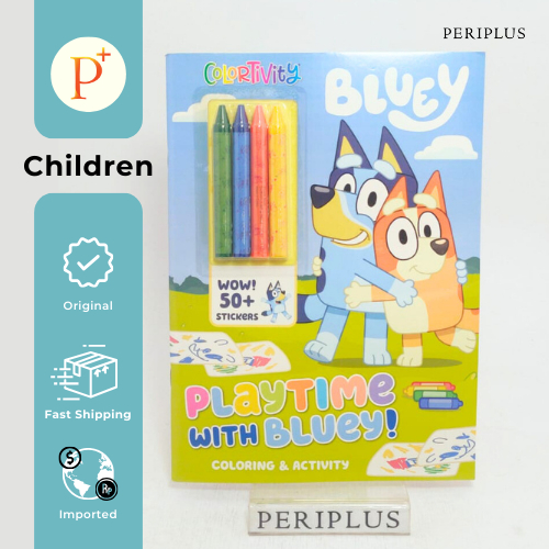 Jual Bluey: Colortivity: Playtime with Bluey! - 9780794451677 | Shopee ...