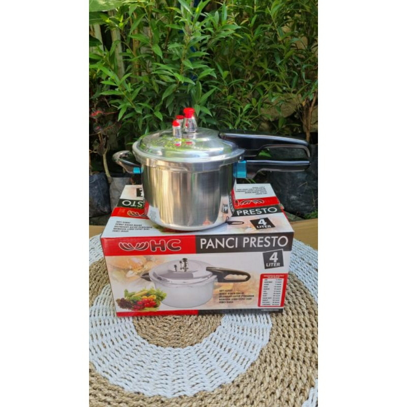 Jual Presto HC 4L Panci Presto 4L HC Panci Presto kualitas terbaik dari HC Kapasitas 4 Liter ...