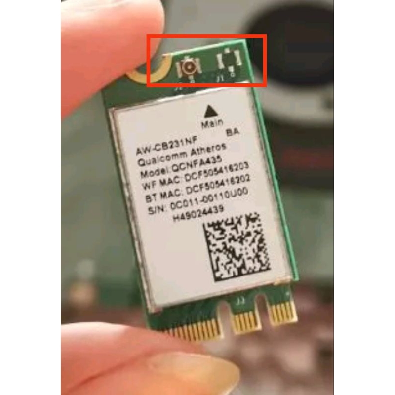Jual Wifi Card Qualcomm Atheros QCNFA435 802.11ac 1 Antenna | Shopee ...