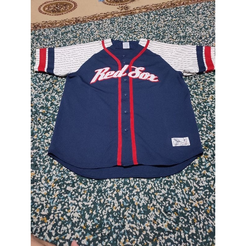 Jual jersey MLB red sox ( true fan series ) | Shopee Indonesia
