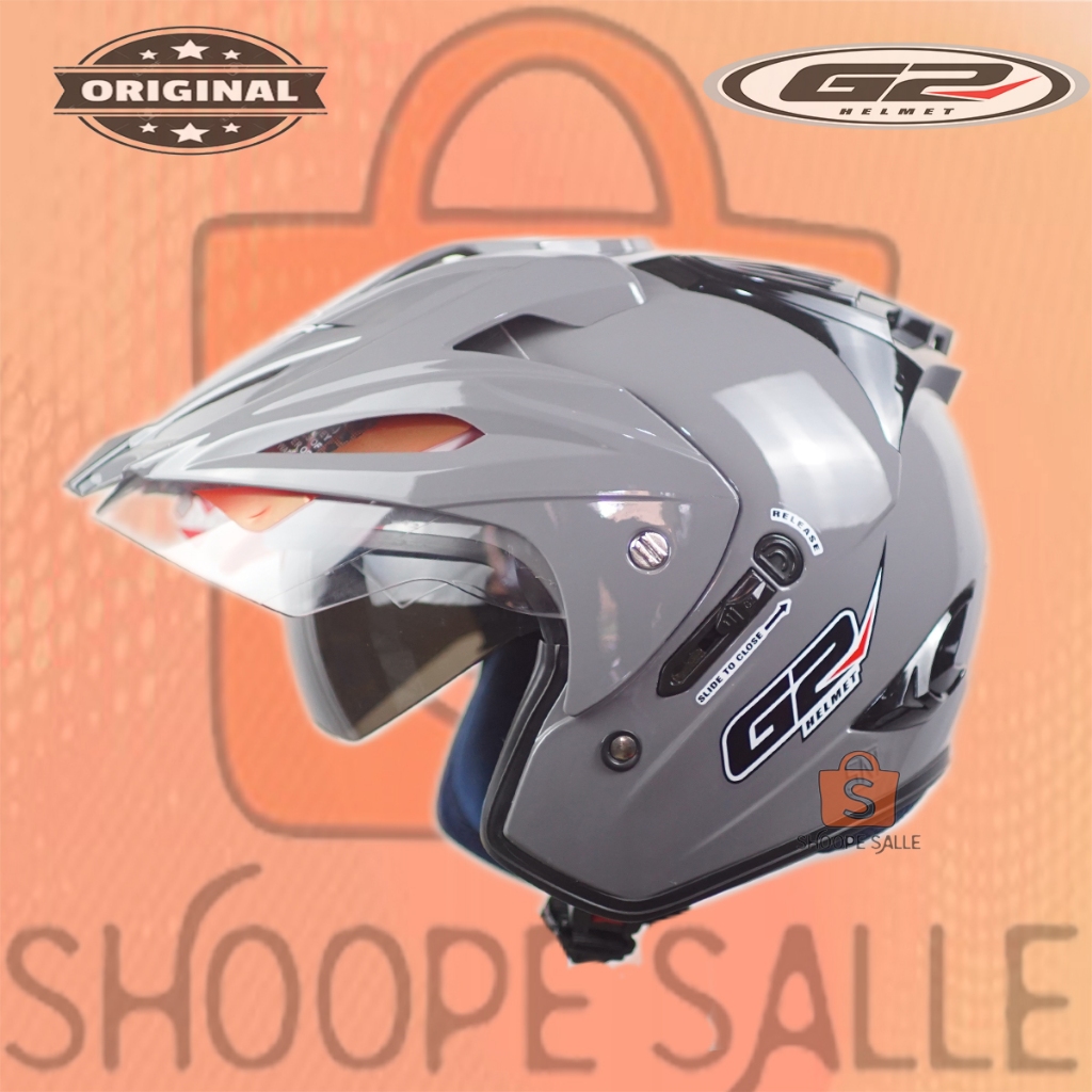 Jual Helm G2 Exterminator I Helm G2 CX Double Visor I Helm G2 2 Visor I ...