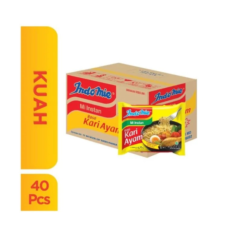 Jual Indomie Goreng, Ayam Bawang, Soto, Kari Ayam 1 dus (isi 40pcs) | Shopee Indonesia