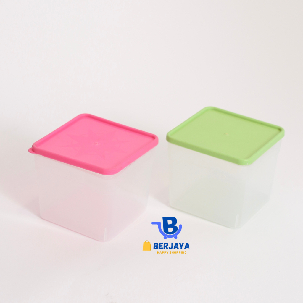 Jual Toples Kotak Plastik Bening 1 kg / Kotak Makanan / Toples Plastik ...