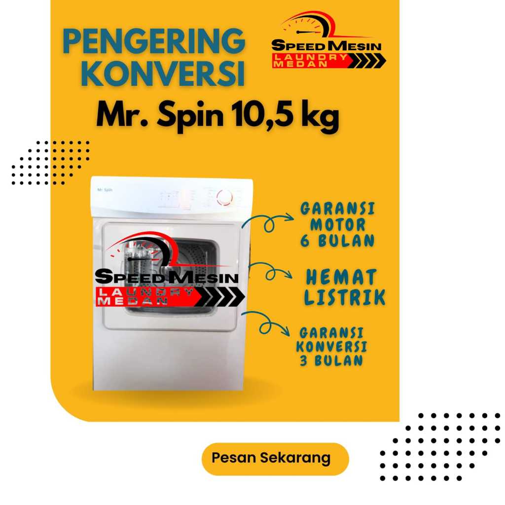 Jual MESIN PENGERING LAUNDRY MR SPIN 10.5KG MEDAN | Shopee Indonesia