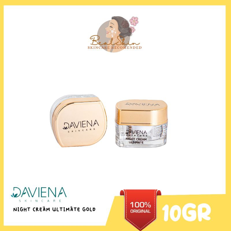 Jual Night Cream Gold Daviena Skincare | Shopee Indonesia