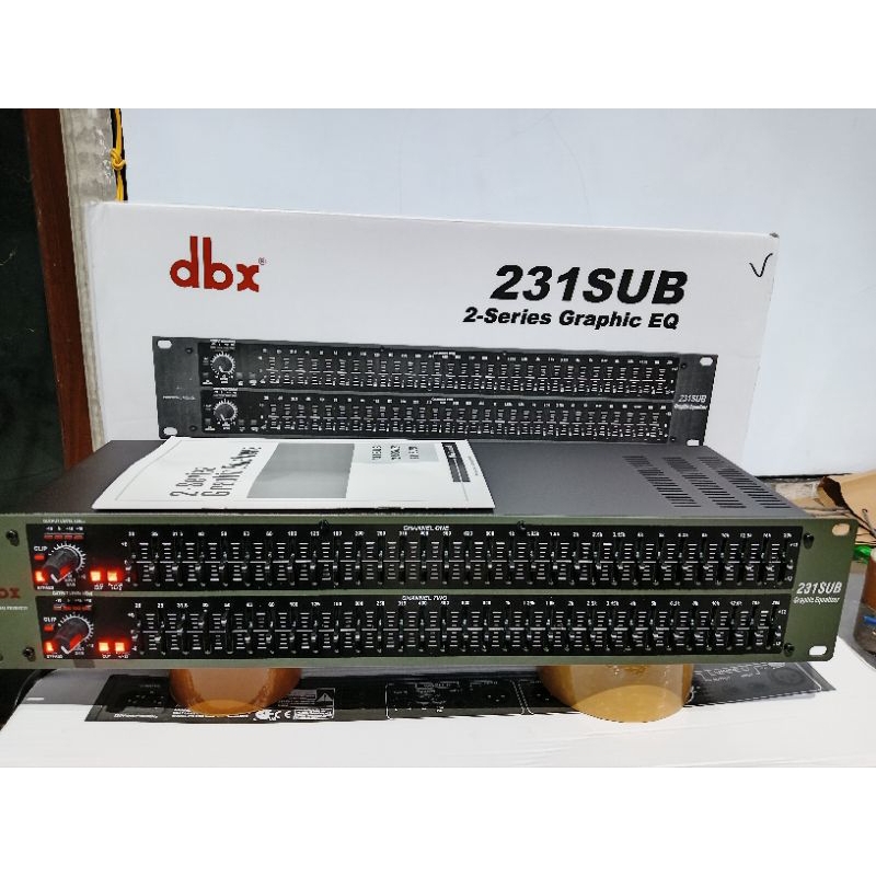Jual Equalizer dbx 231 SUBWOOFER + frekuensi output 2 channel 31 band | Shopee Indonesia