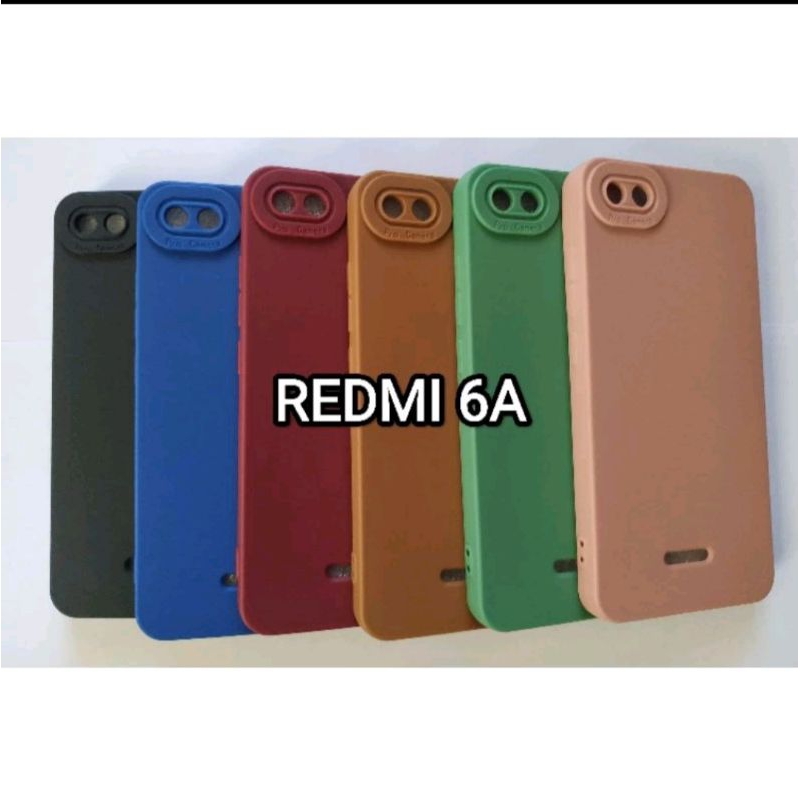 Jual Softcase silikon terbaru TIPE HP REDMI 6A Case macaron pro camera ...