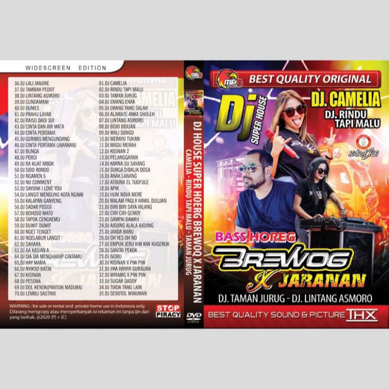 Jual Kaset Mp5 Video Lagu Dj Super House Brewog X Jaranan Camelia - Taman Jurug 2024 | Shopee ...