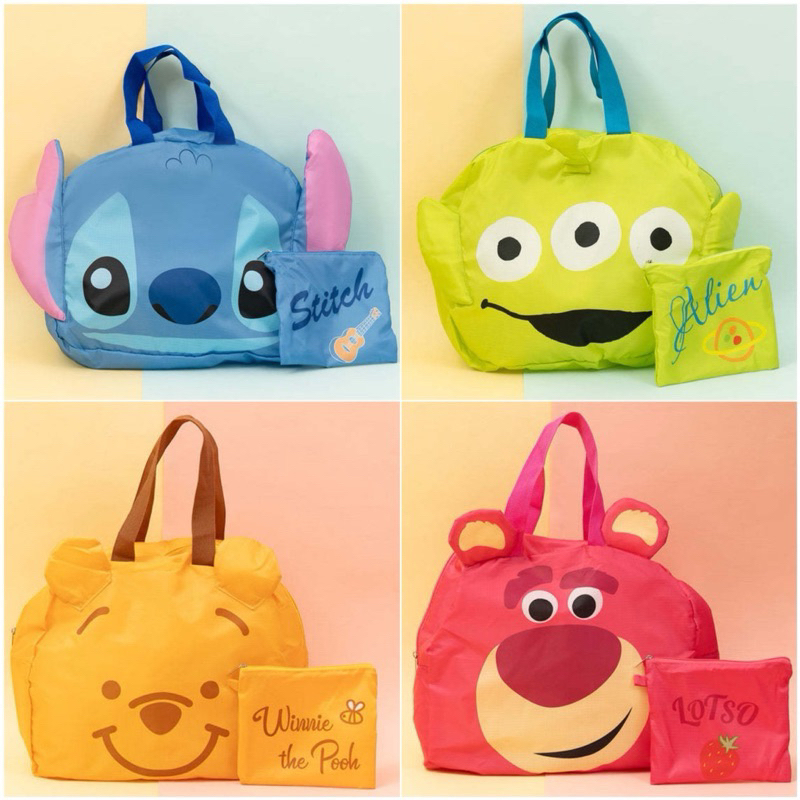 Jual Tas lipat disney / Tas belanja disney / ecobag tas lipat karakter ...
