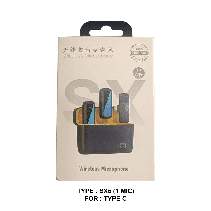 Jual AKACC MICROPHONE WIRELESS PORTABLE K9 / SX5 / SX8 / MIC CLIP ON LIVE STREAMING VLOG/ MIC ...