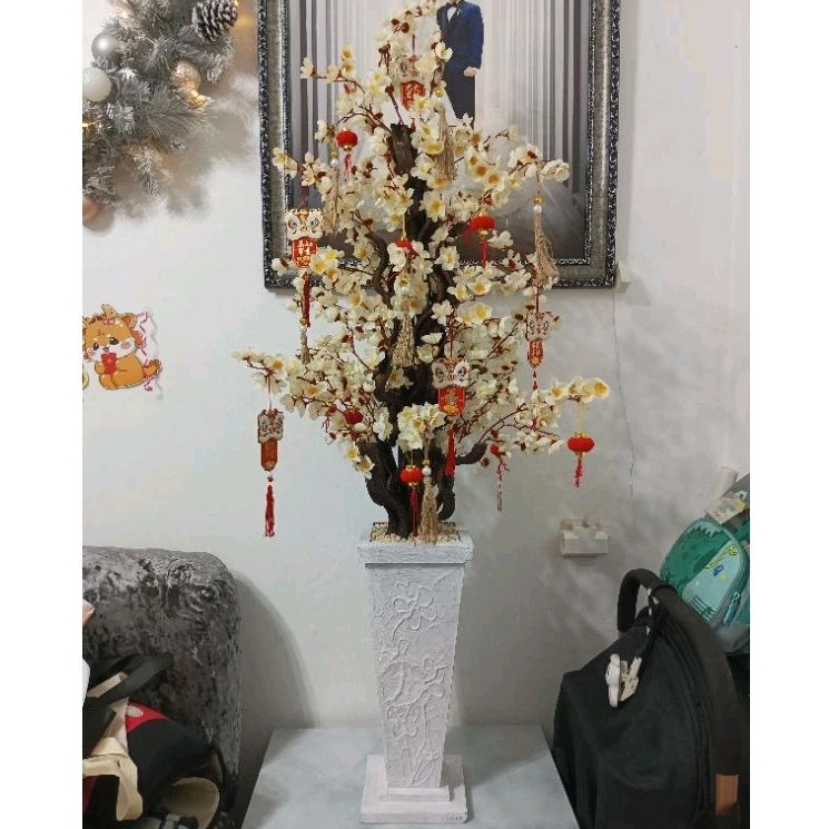 Jual Pohon Sakura Putih aesthetic akar 130cm imlek sincia artificial ...