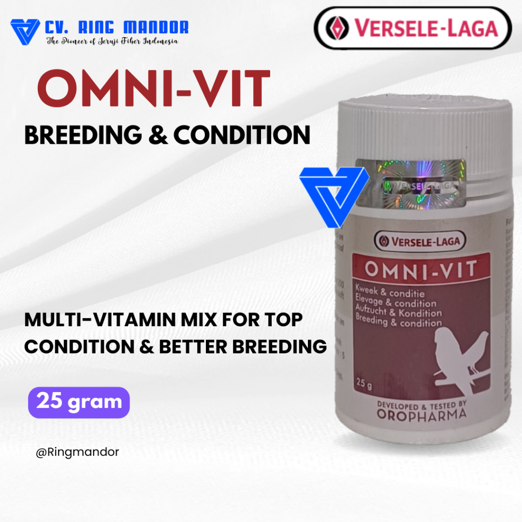 Jual OMNI-VIT 25g Multivitamin mix for top condition & better breeding ...