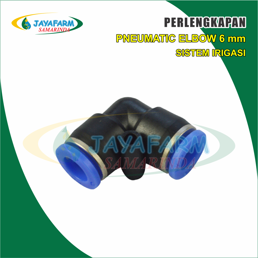Jual Konektor Slip Lock Selang PU Pneumatic / Fitting Push In Elbow ― 6 ...